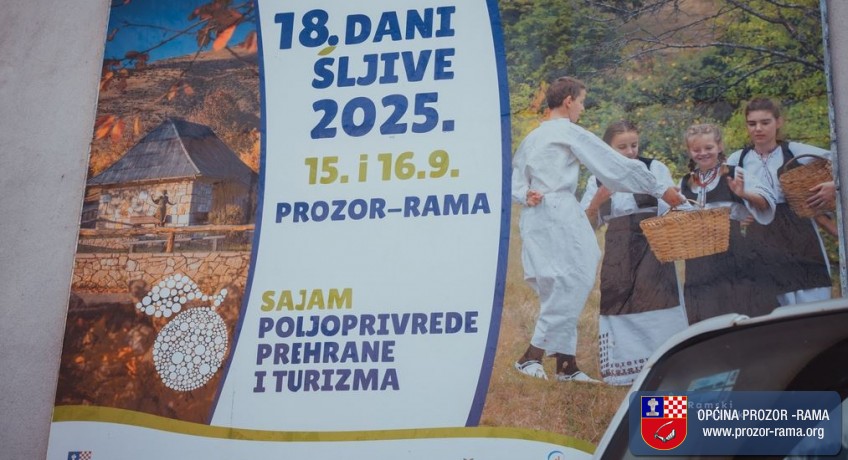 Općina Prozor - Rama • Zatvoren 18. sajam “Dani šljive Prozor-Rama”